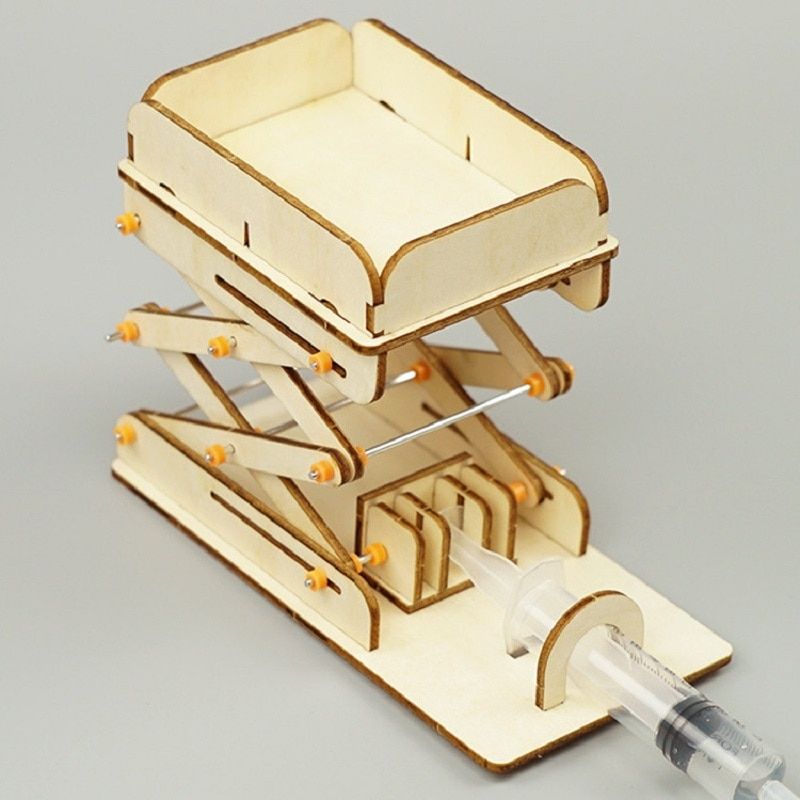 DIY Hydraulic Elevator Science Experiment Kit for Kids